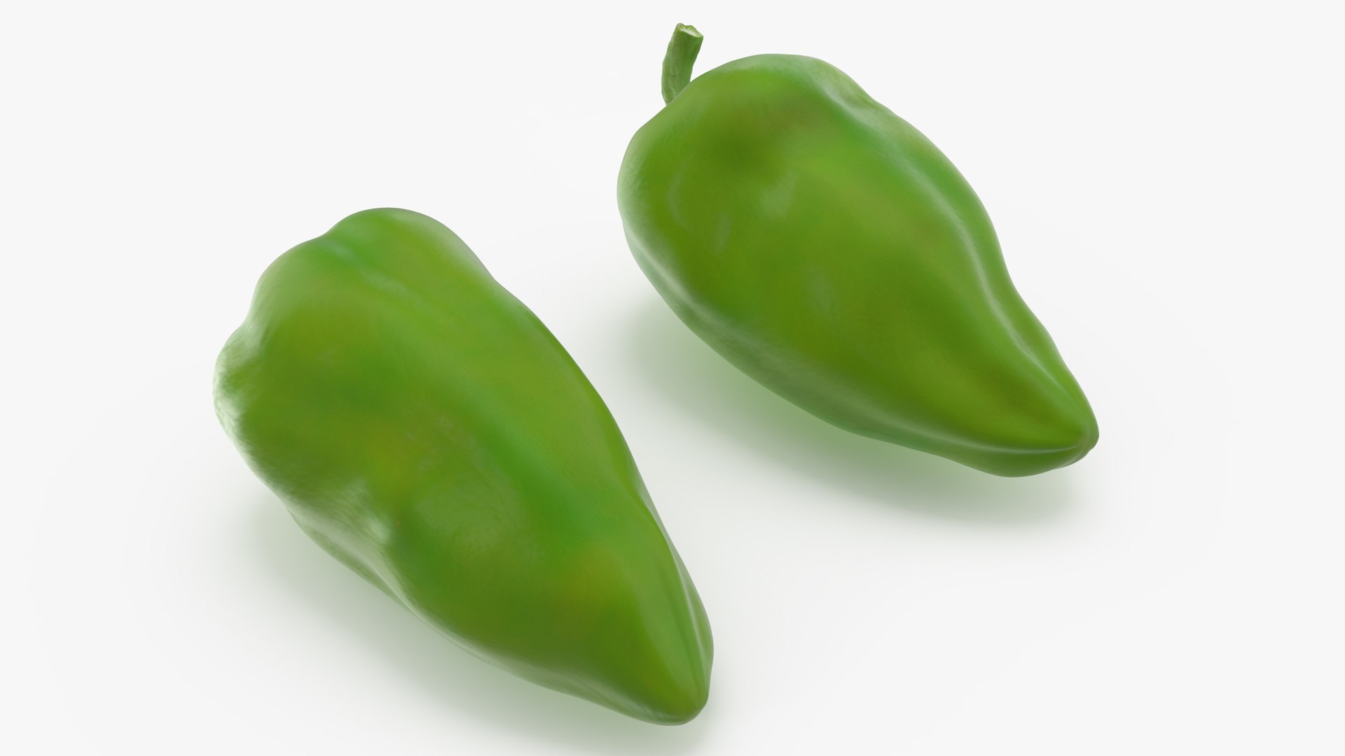 Long Green Pepper Model - TurboSquid 1980775