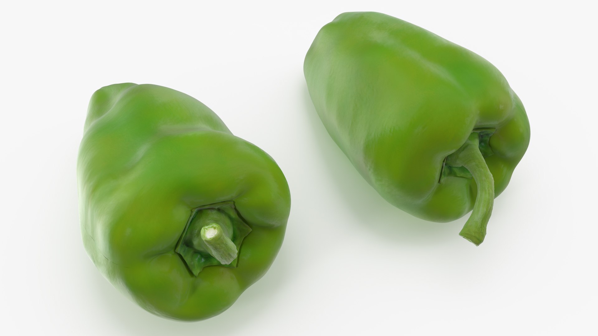 Long Green Pepper Model - TurboSquid 1980775