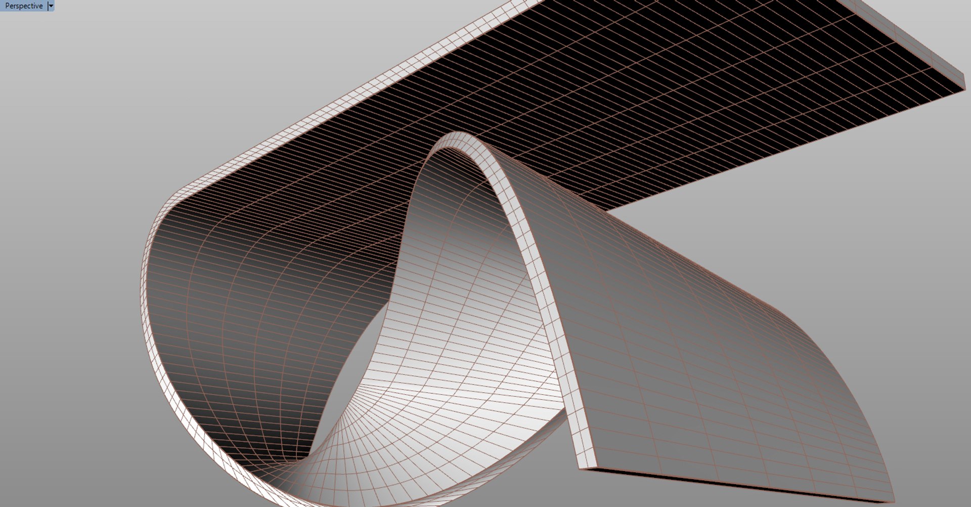 Curved Wood Archviz 3d Model