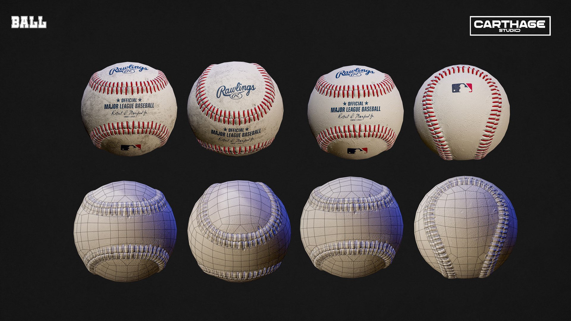 Baseball Bats Balls 3D Asset Pack 3D Model - TurboSquid 2326833