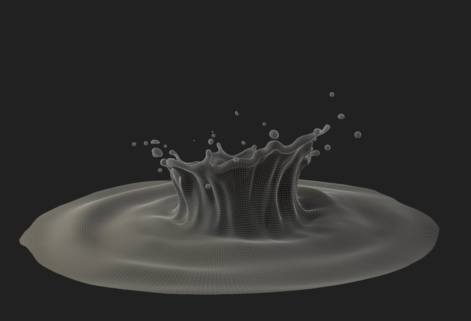 Milk Crown Splash 3D Model - TurboSquid 2419389