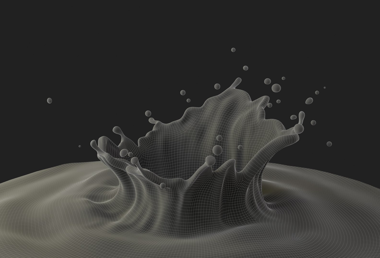 Milk Crown Splash 3D Model - TurboSquid 2419389
