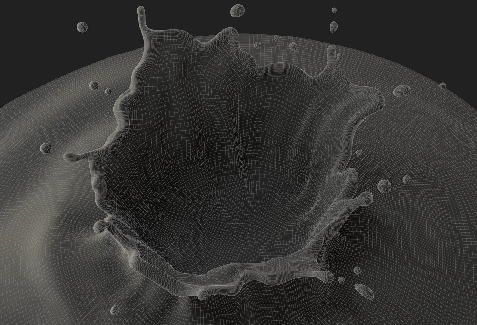 Milk Crown Splash 3D Model - TurboSquid 2419389