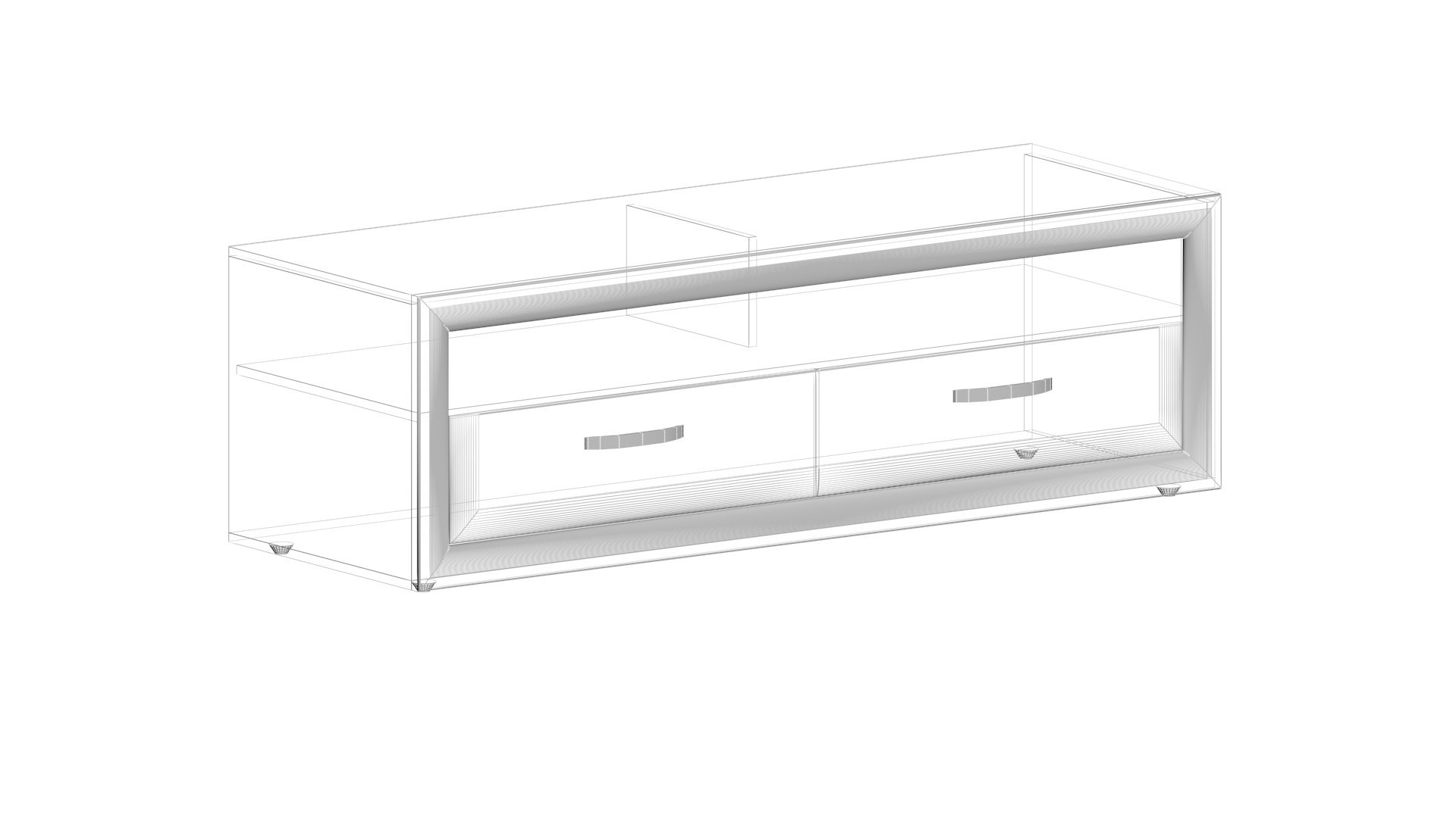 Terrana Myria Marey TV Unit 3D Model - TurboSquid 2186419