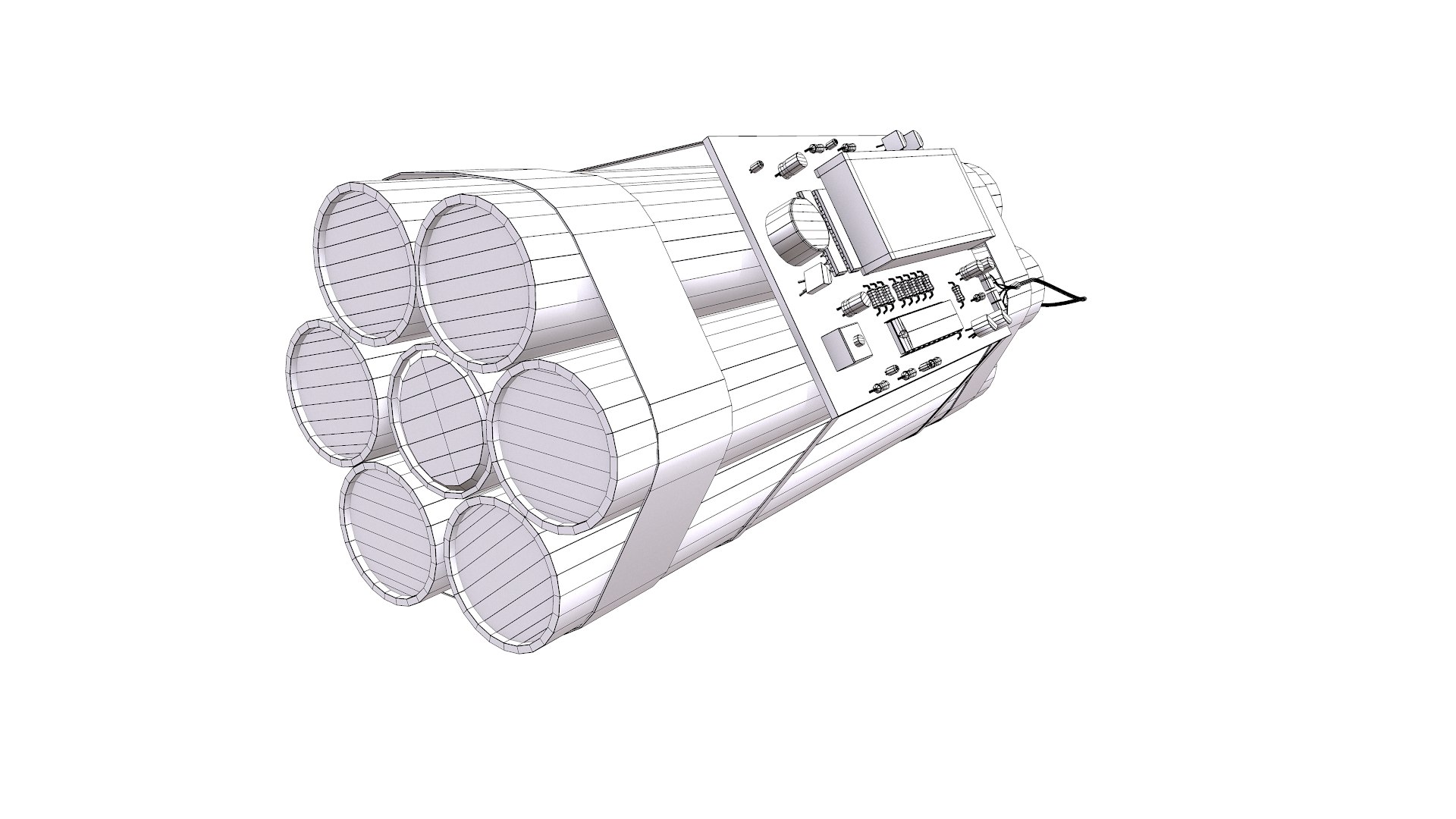 Time Bomb Low-poly PBR 3D Model - TurboSquid 2212310