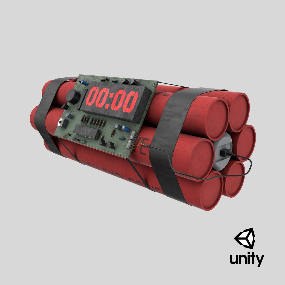 Time Bomb Low-poly PBR 3D Model - TurboSquid 2212310