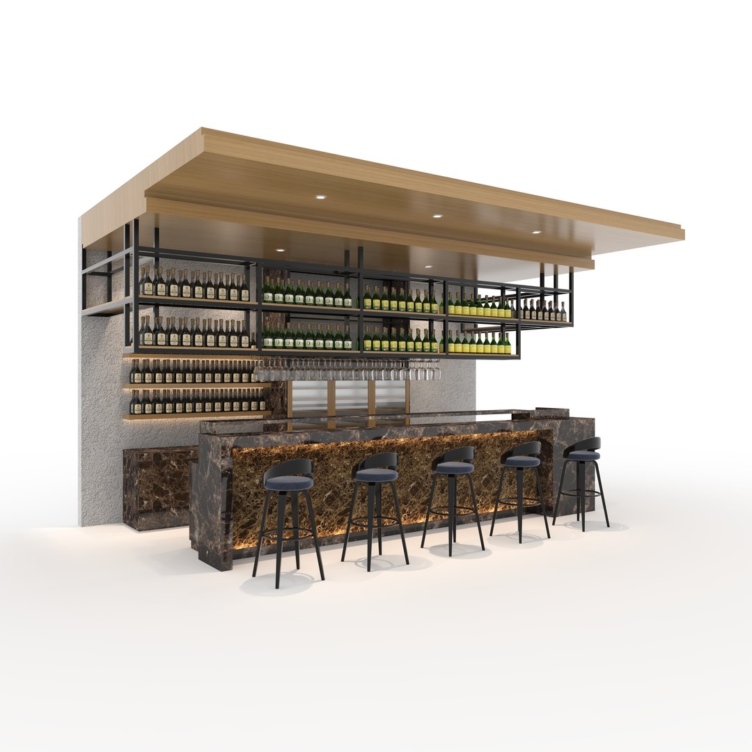 Bar 01 3D Model - TurboSquid 2448052