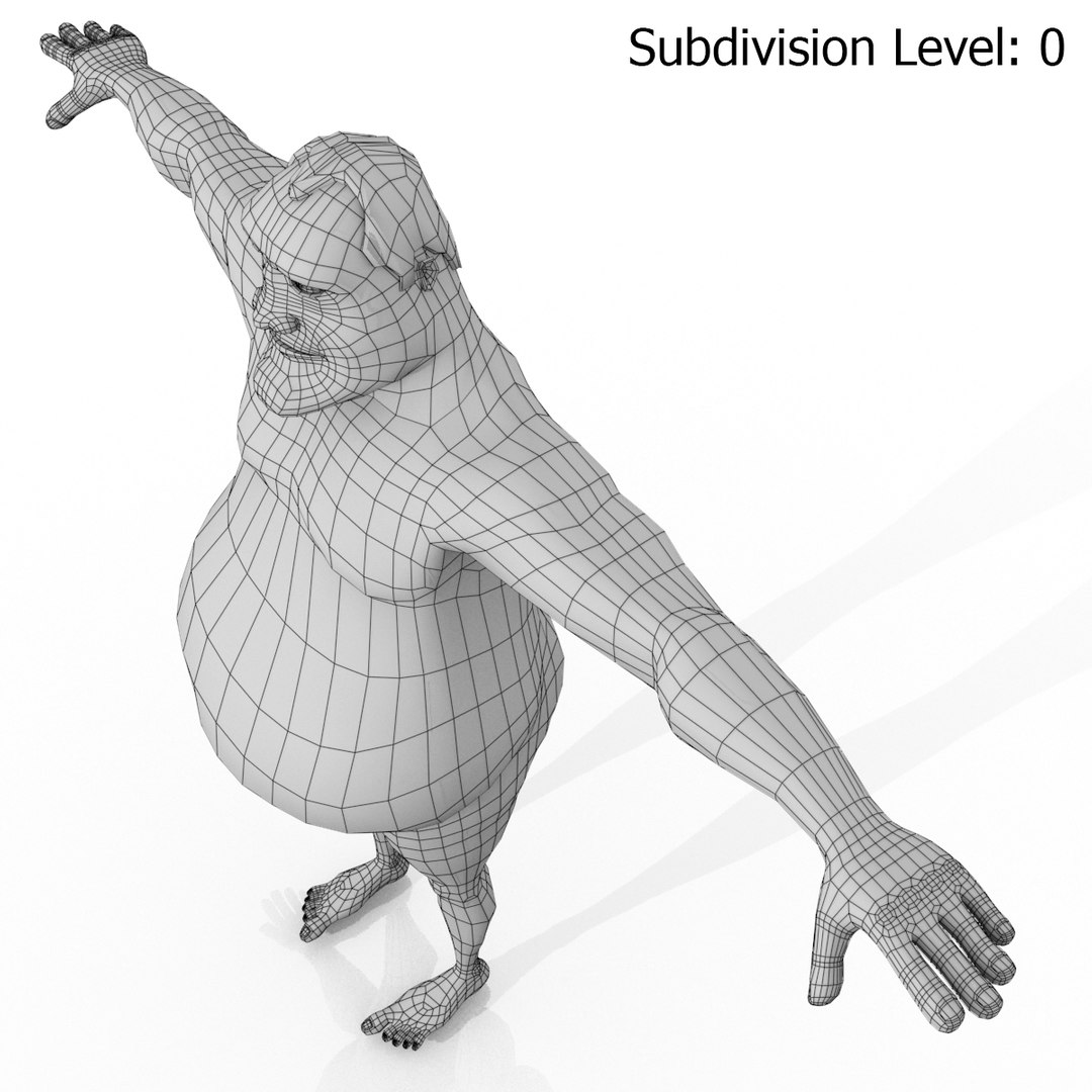 max cartoony paunchy man