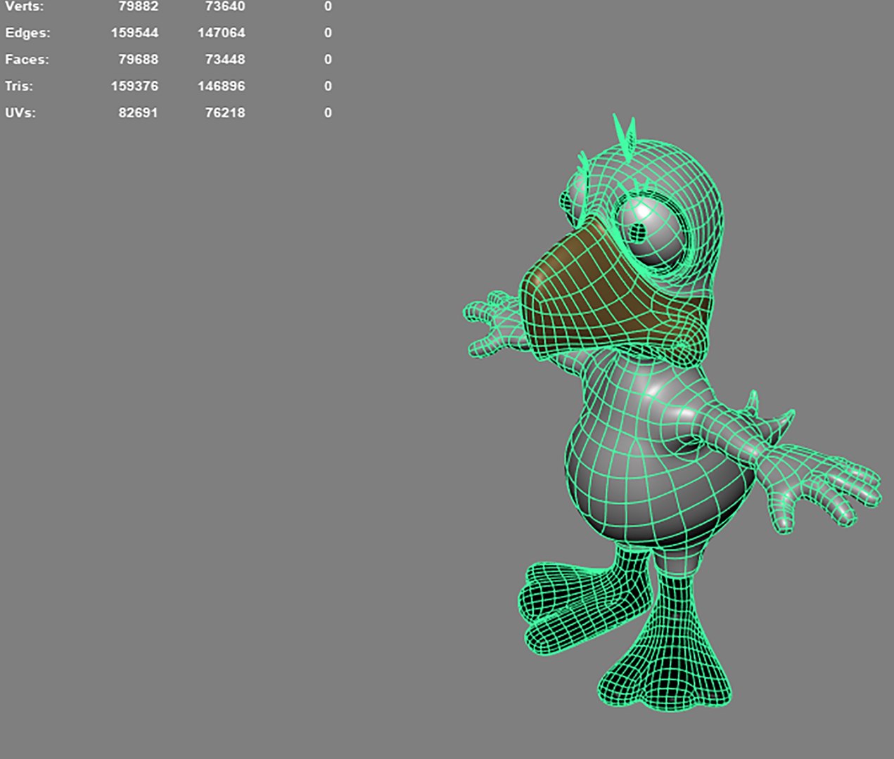 3D Duck Character - TurboSquid 1787404