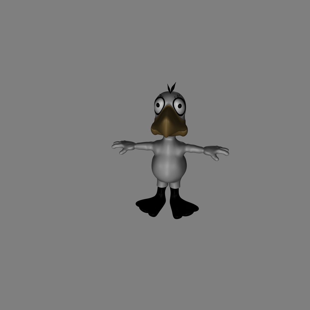 3D Duck Character - TurboSquid 1787404