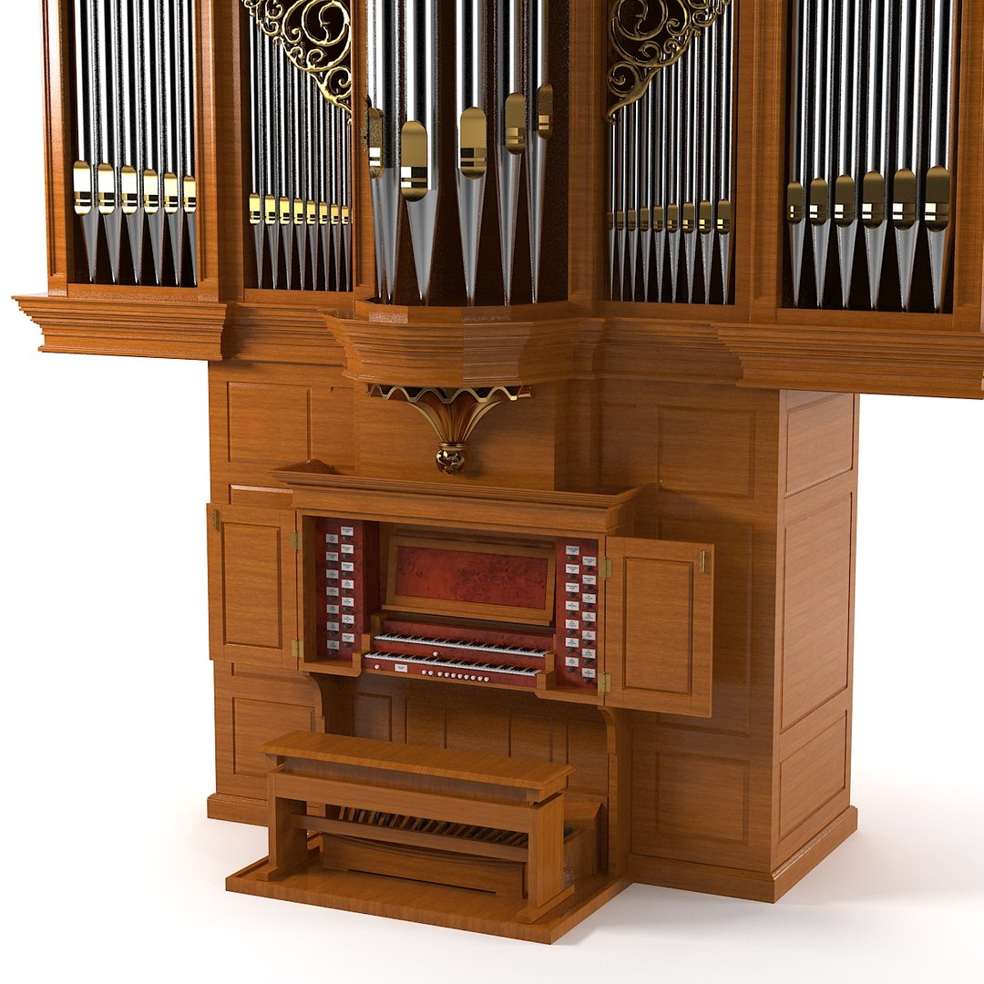 3d Model Pipe Organ