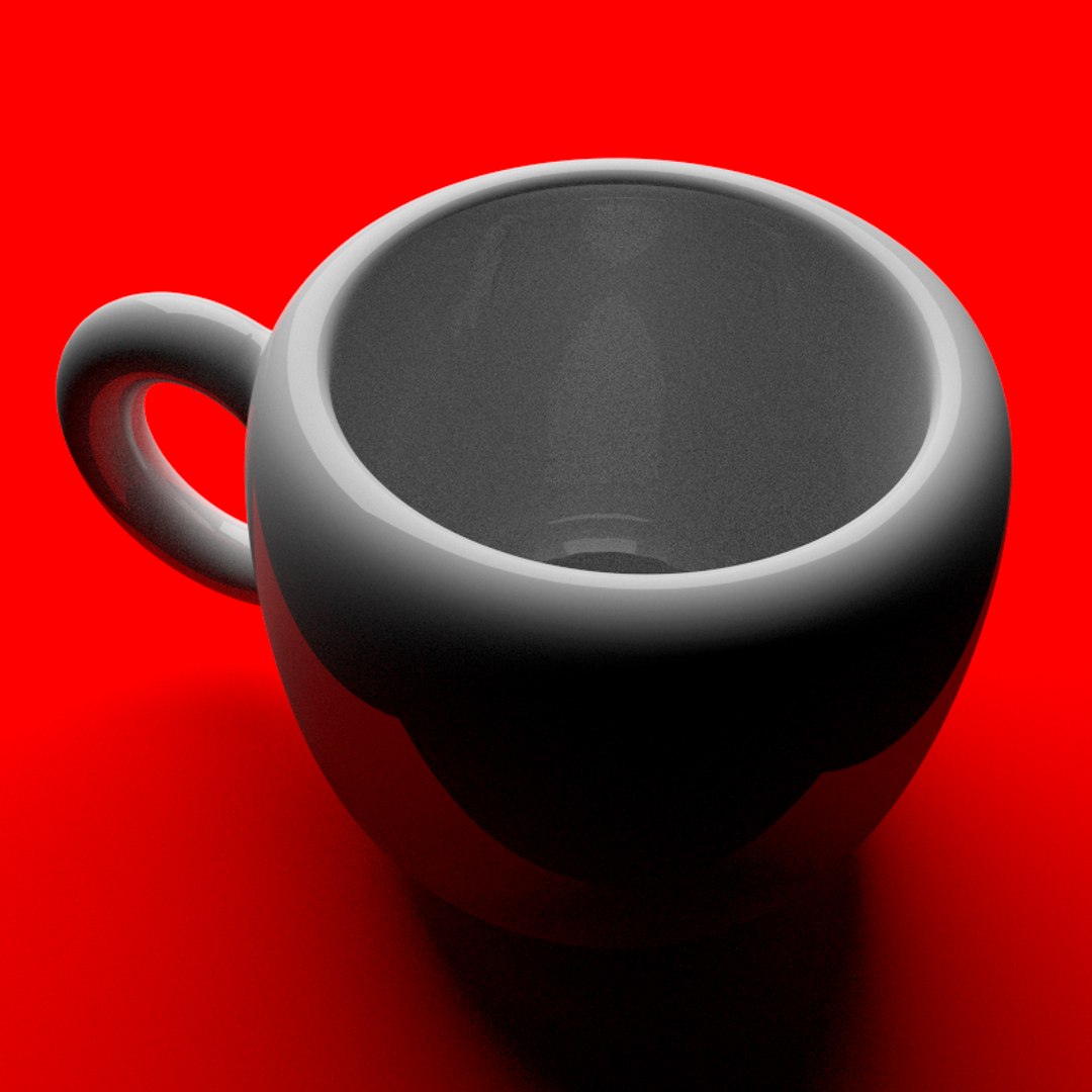 3d Cup Drinking Tea Model