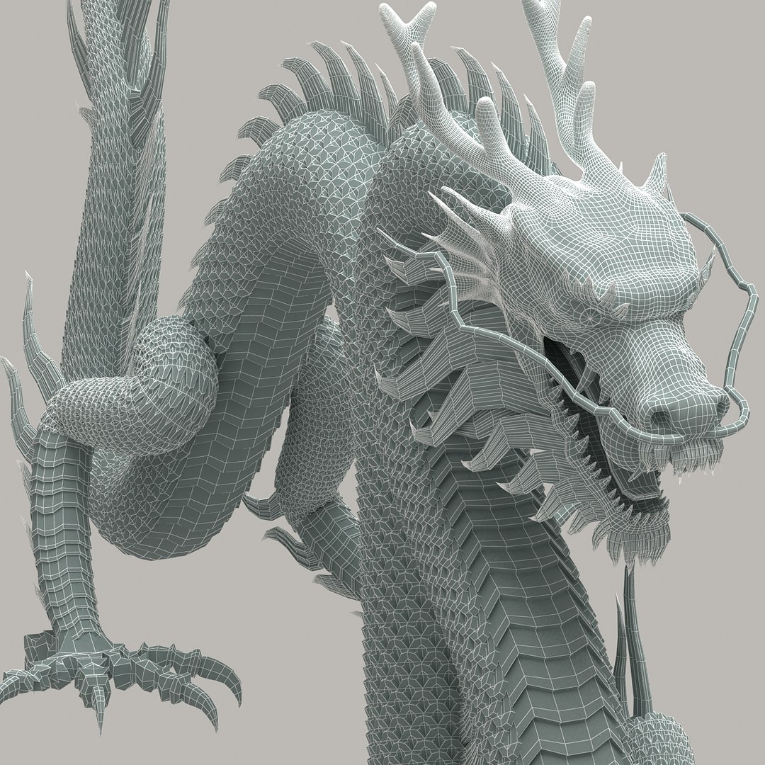 Chinese Dragon 3d 3ds