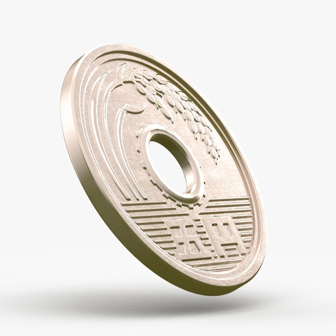 Yen Coin 3d Model