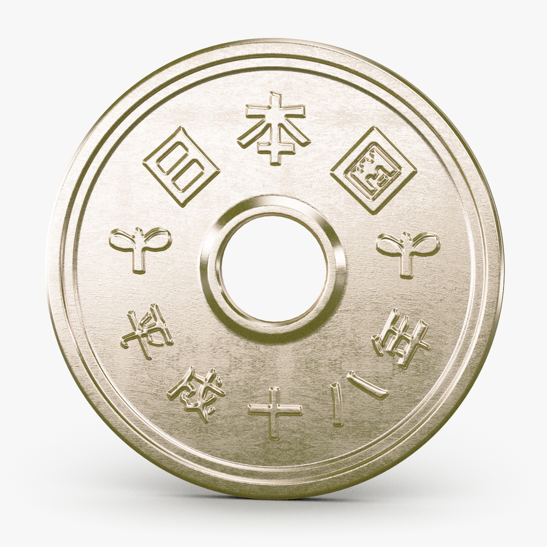 Yen Coin 3d Model