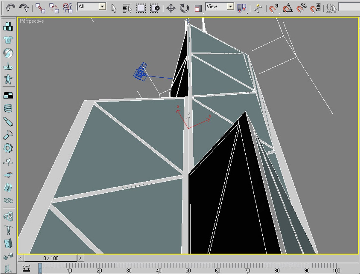 3d Hong Kong Bank Skyscrapers Model