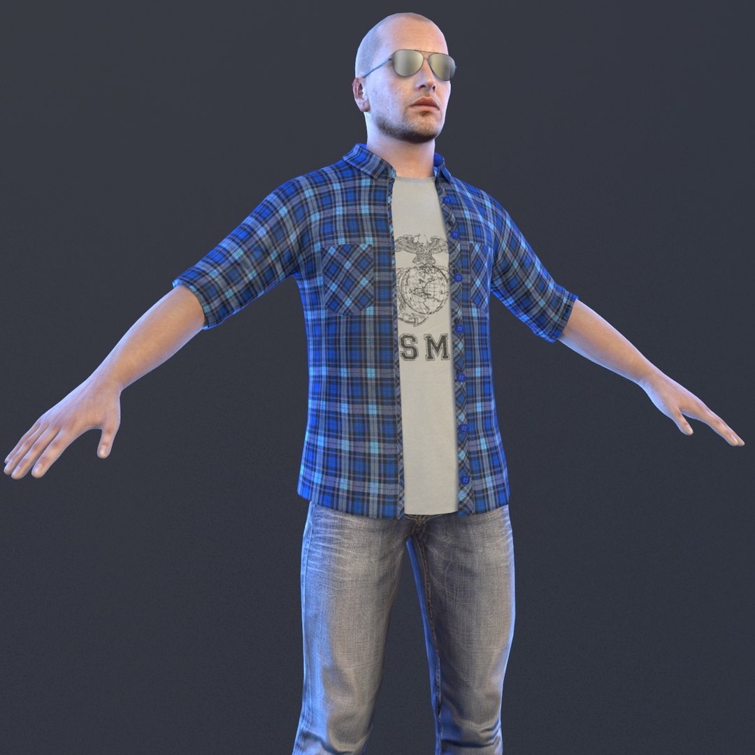 3D Casual Man Model - TurboSquid 1412166