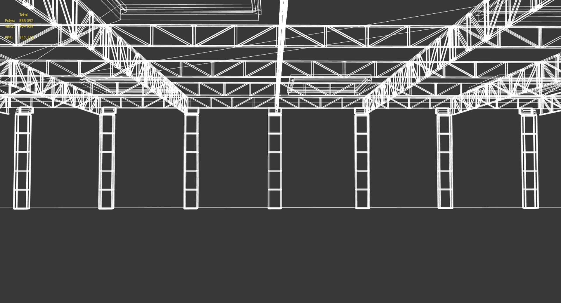 3D Large Modern Storehouse - TurboSquid 1343659