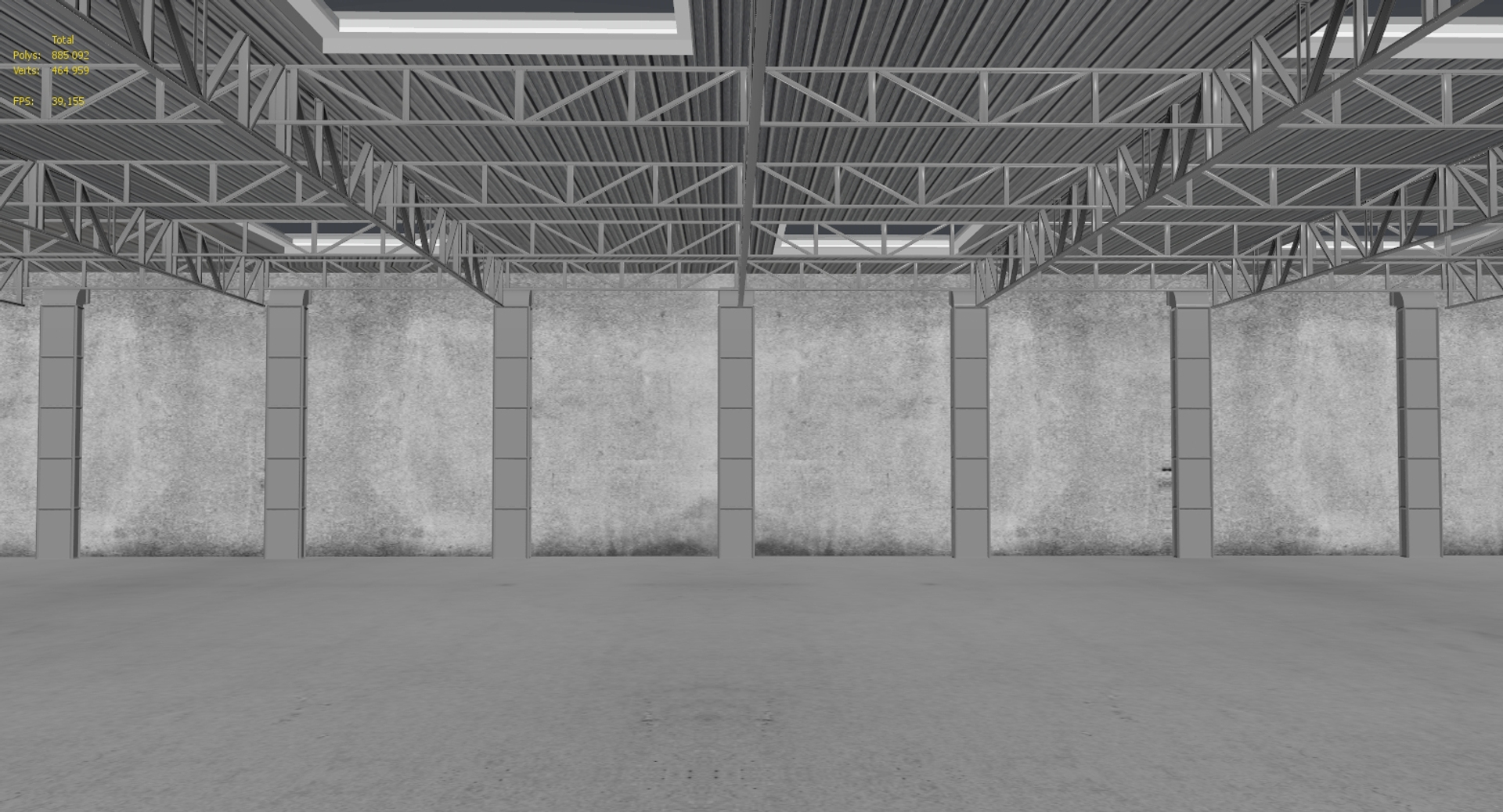 3D Large Modern Storehouse - TurboSquid 1343659