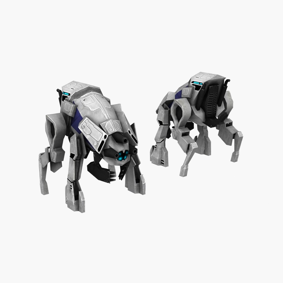 Robot Dog Animation 3D - TurboSquid 1337782