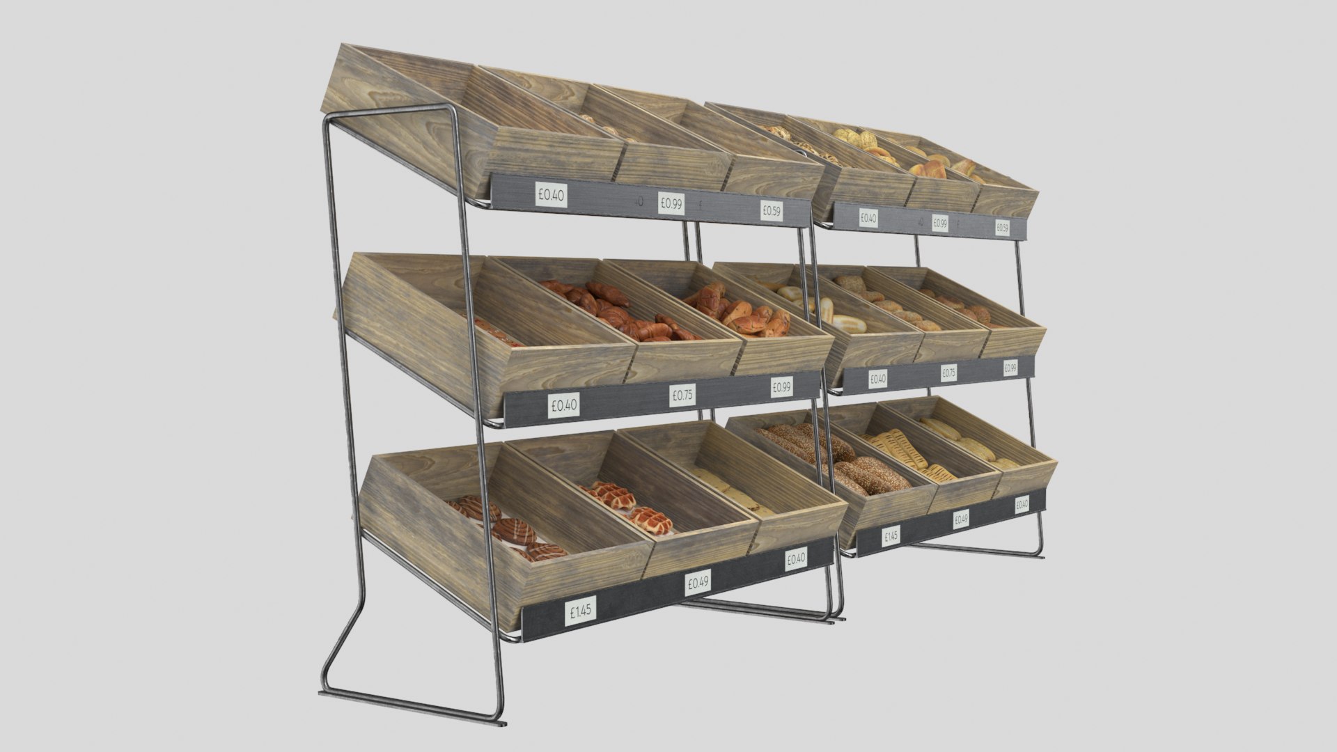 Bakery Display 3D Model - TurboSquid 2035683