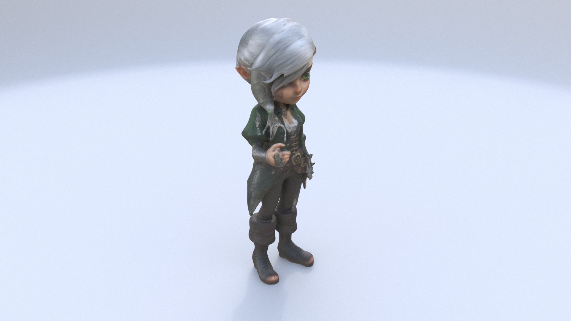 Silver Pirate Dagger Model - TurboSquid 2336810
