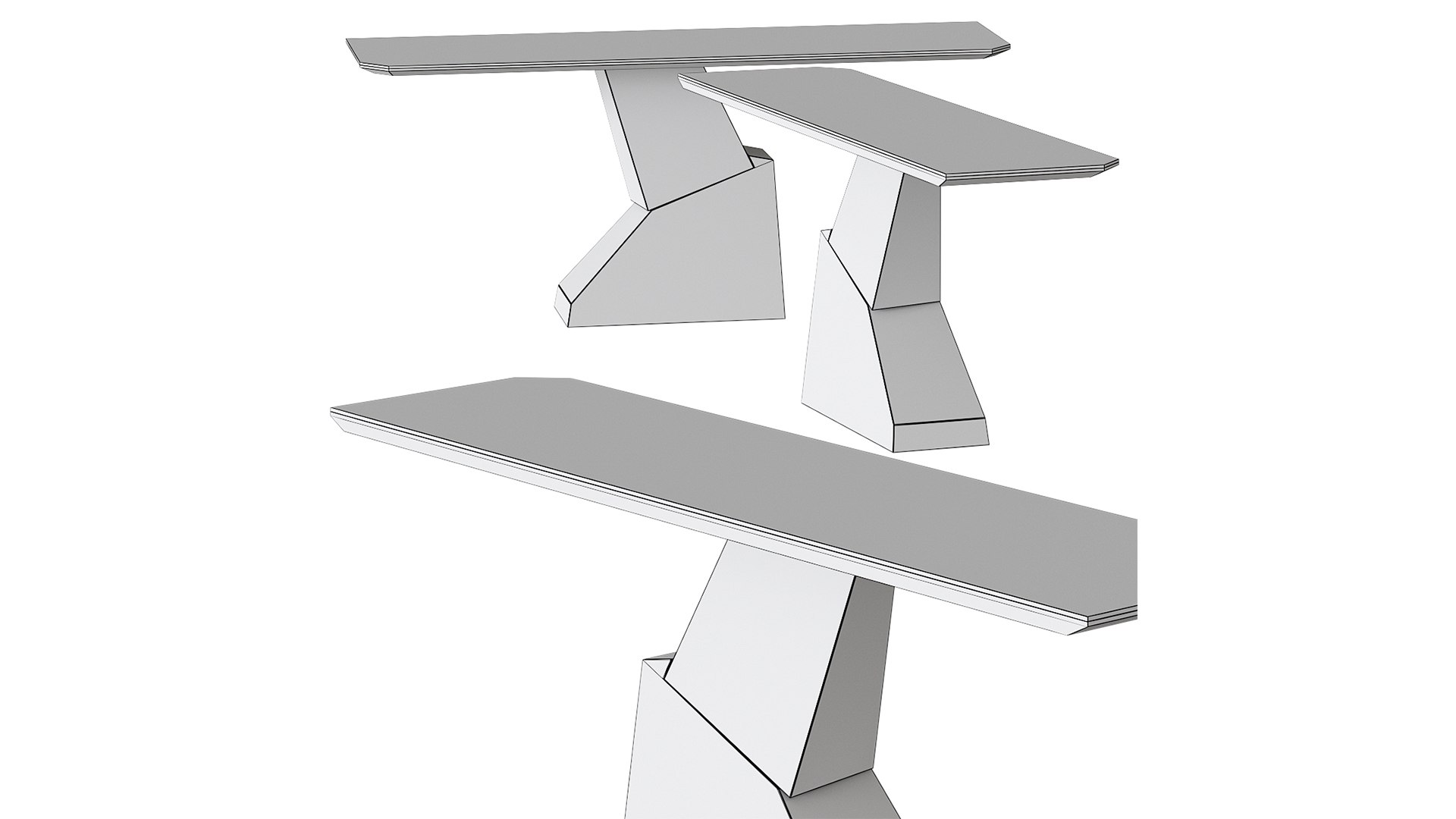 Tonino Lamborghini Casa Console Table 3D model - TurboSquid 2109120