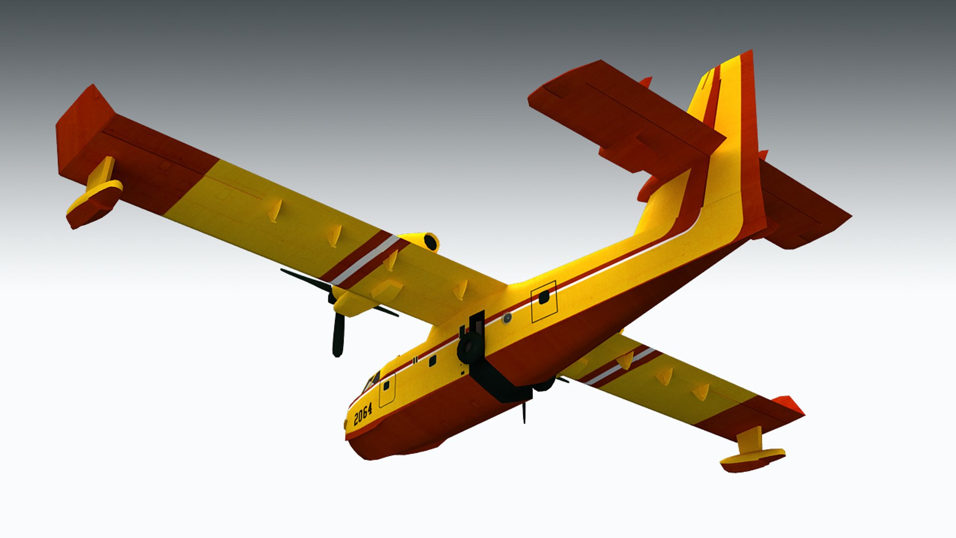 3d Model Canadair Cl-415