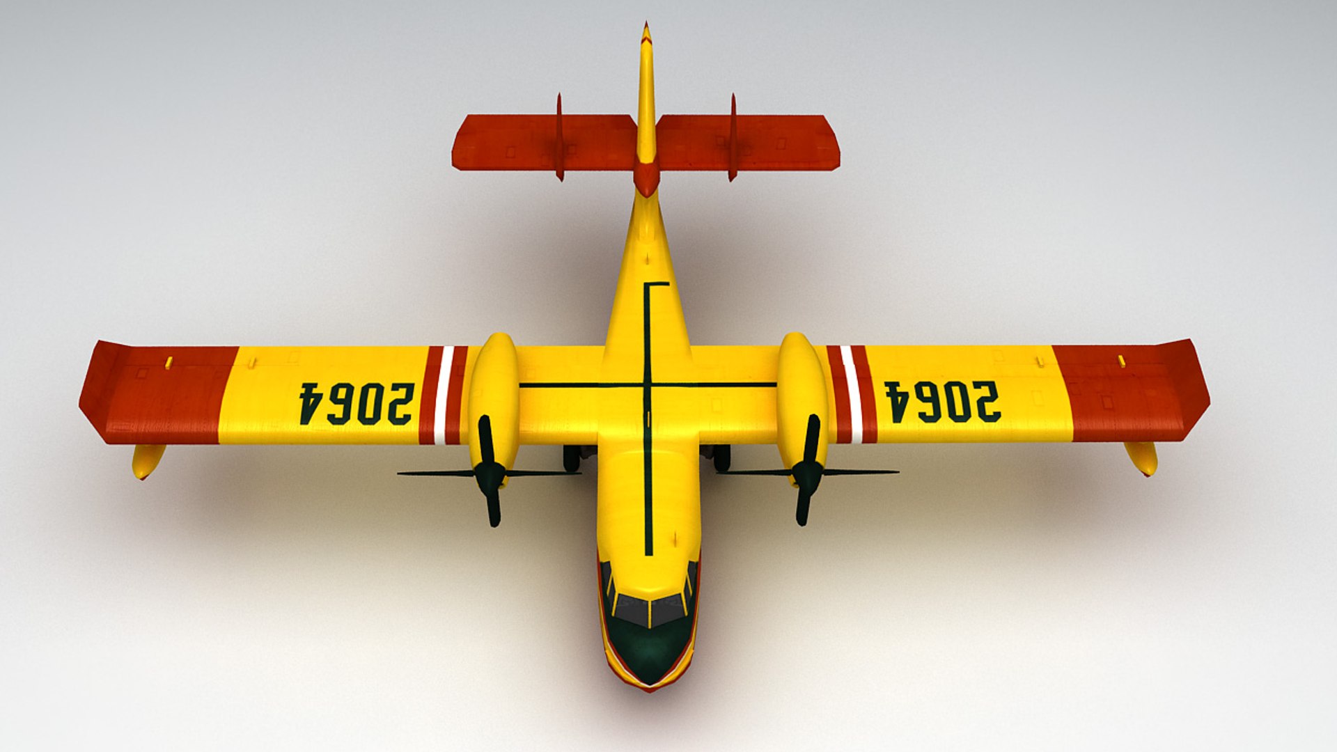 3d Model Canadair Cl-415