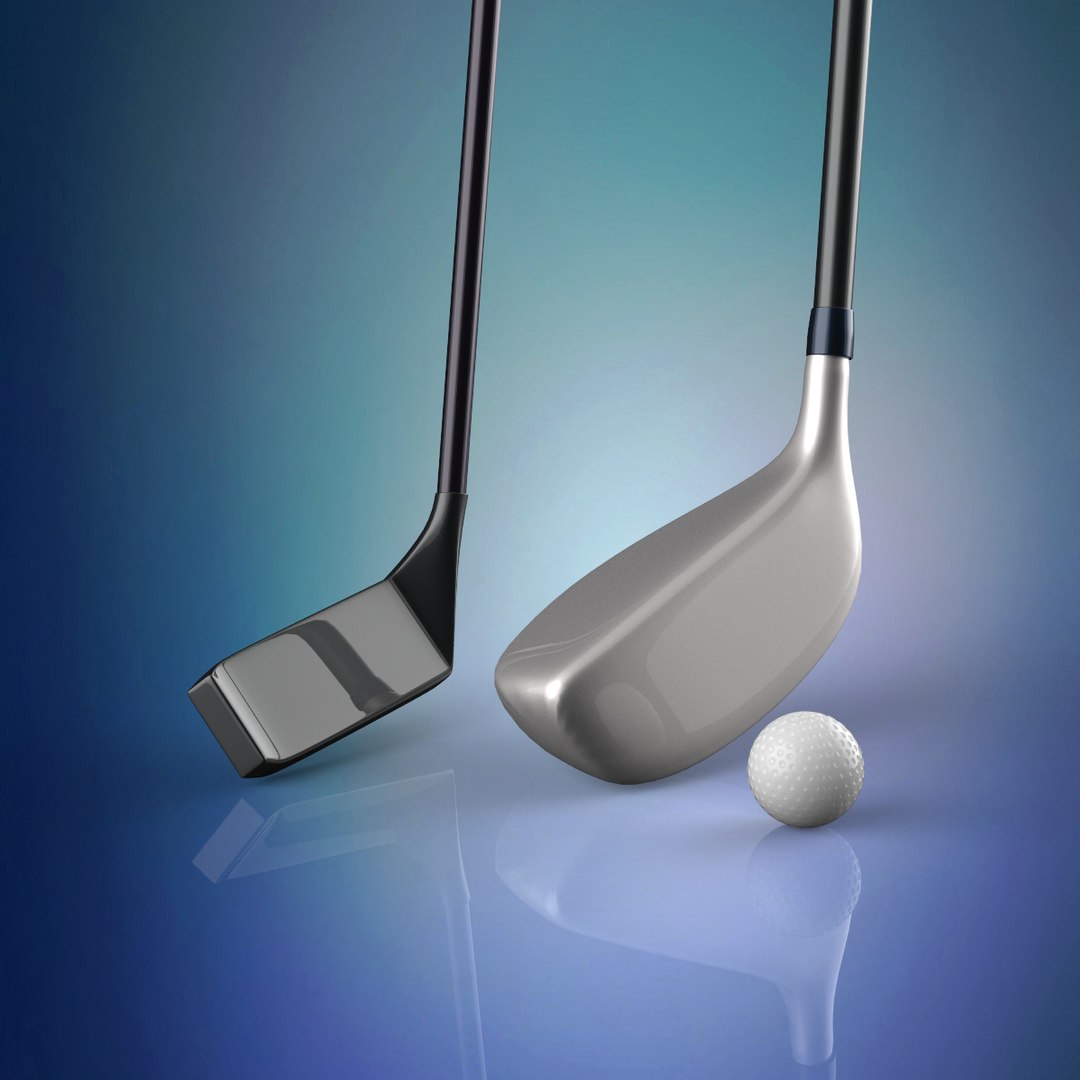 Golf Clubs 3D Model - TurboSquid 1705492