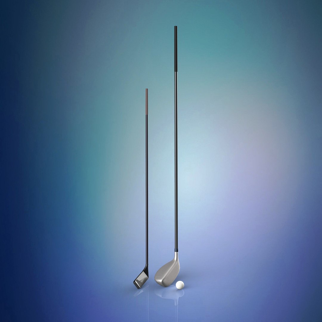 Golf Clubs 3D Model - TurboSquid 1705492