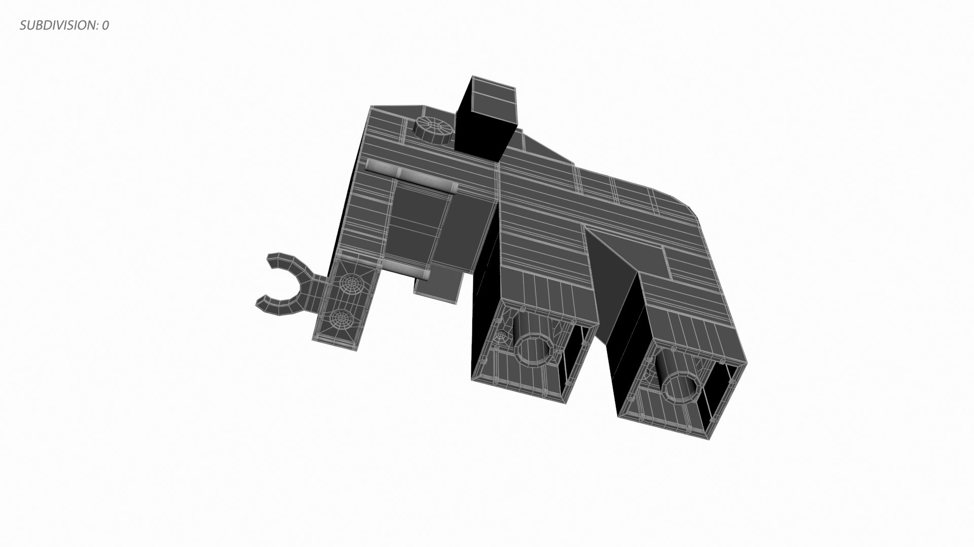 3D Lego Elephant Animal - TurboSquid 1784645