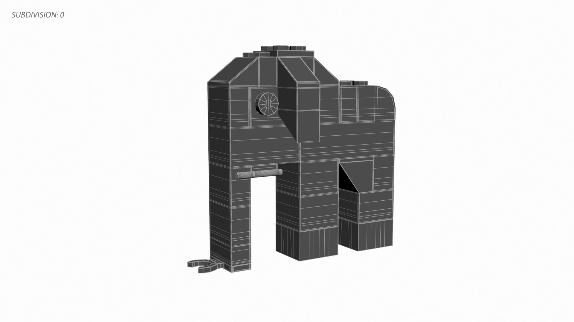 3D Lego Elephant Animal - TurboSquid 1784645