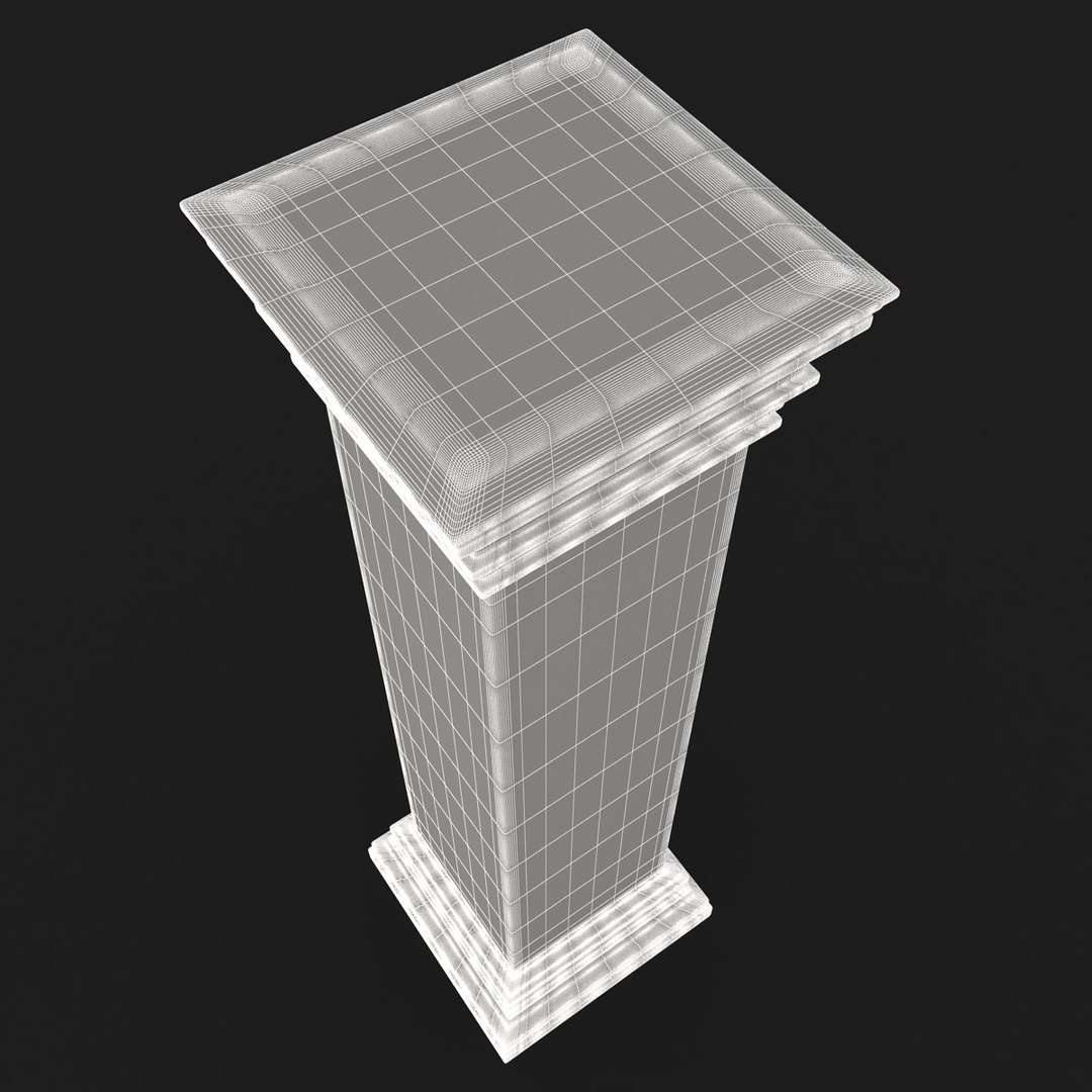 3d model column 06