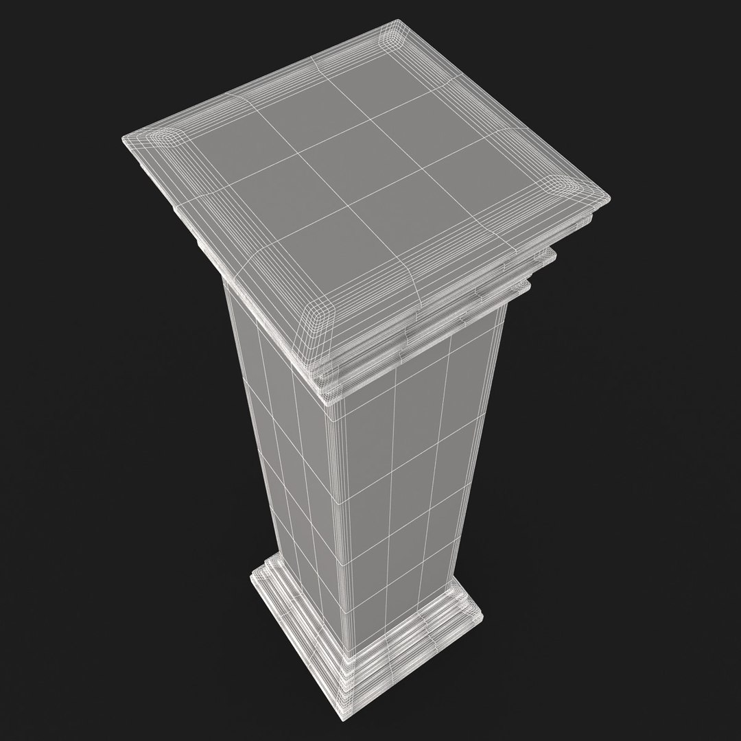 3d model column 06