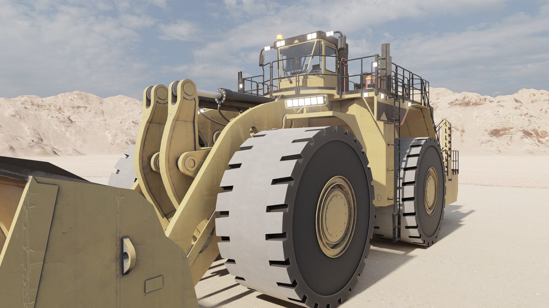 3D Wheel Loader Model - TurboSquid 2327897