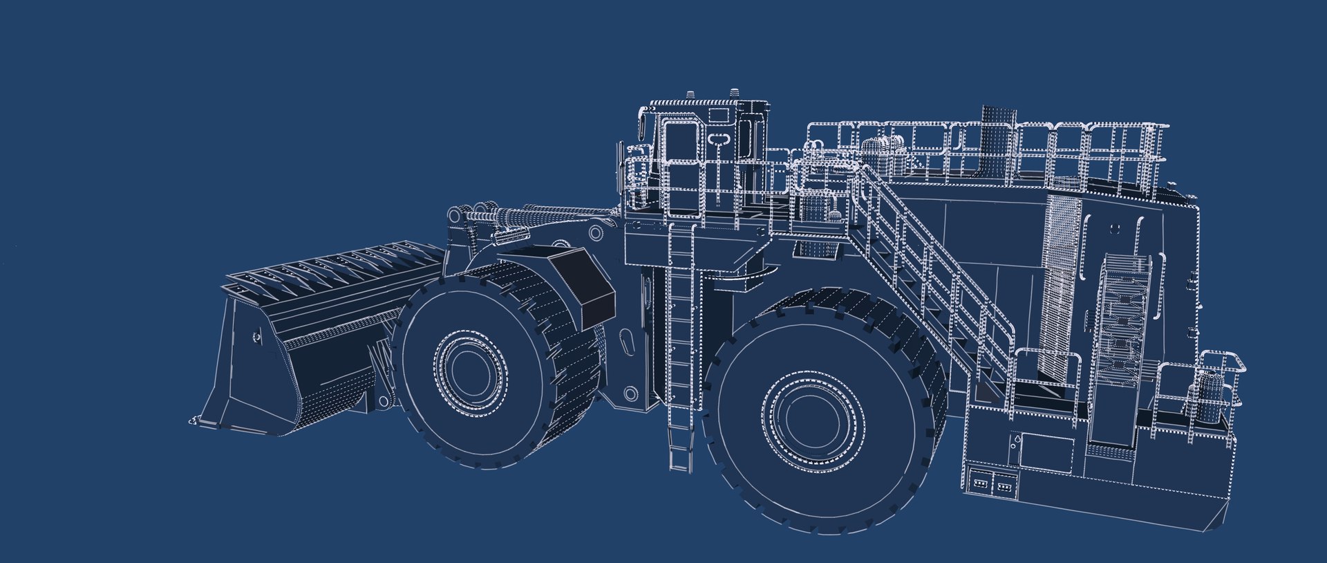 3D Wheel Loader Model - TurboSquid 2327897