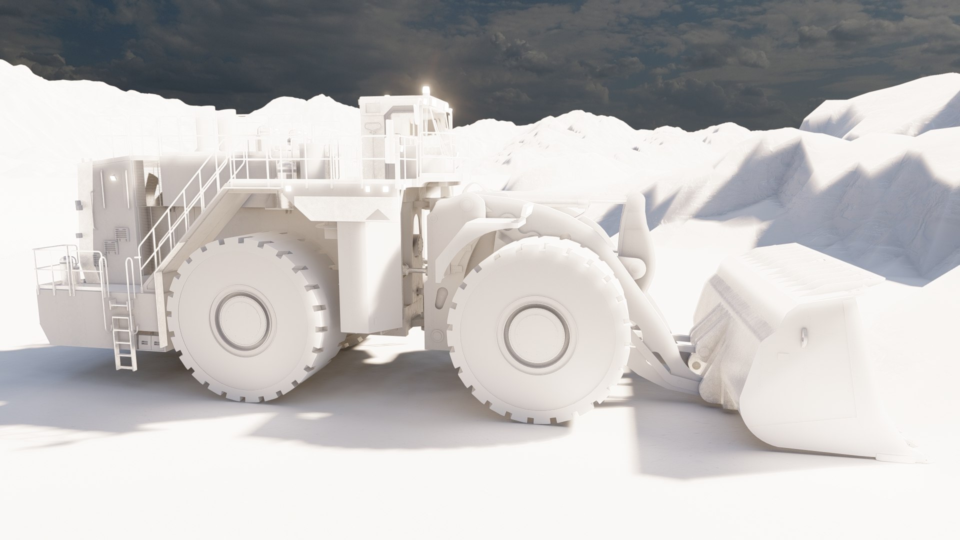 3D Wheel Loader Model - TurboSquid 2327897