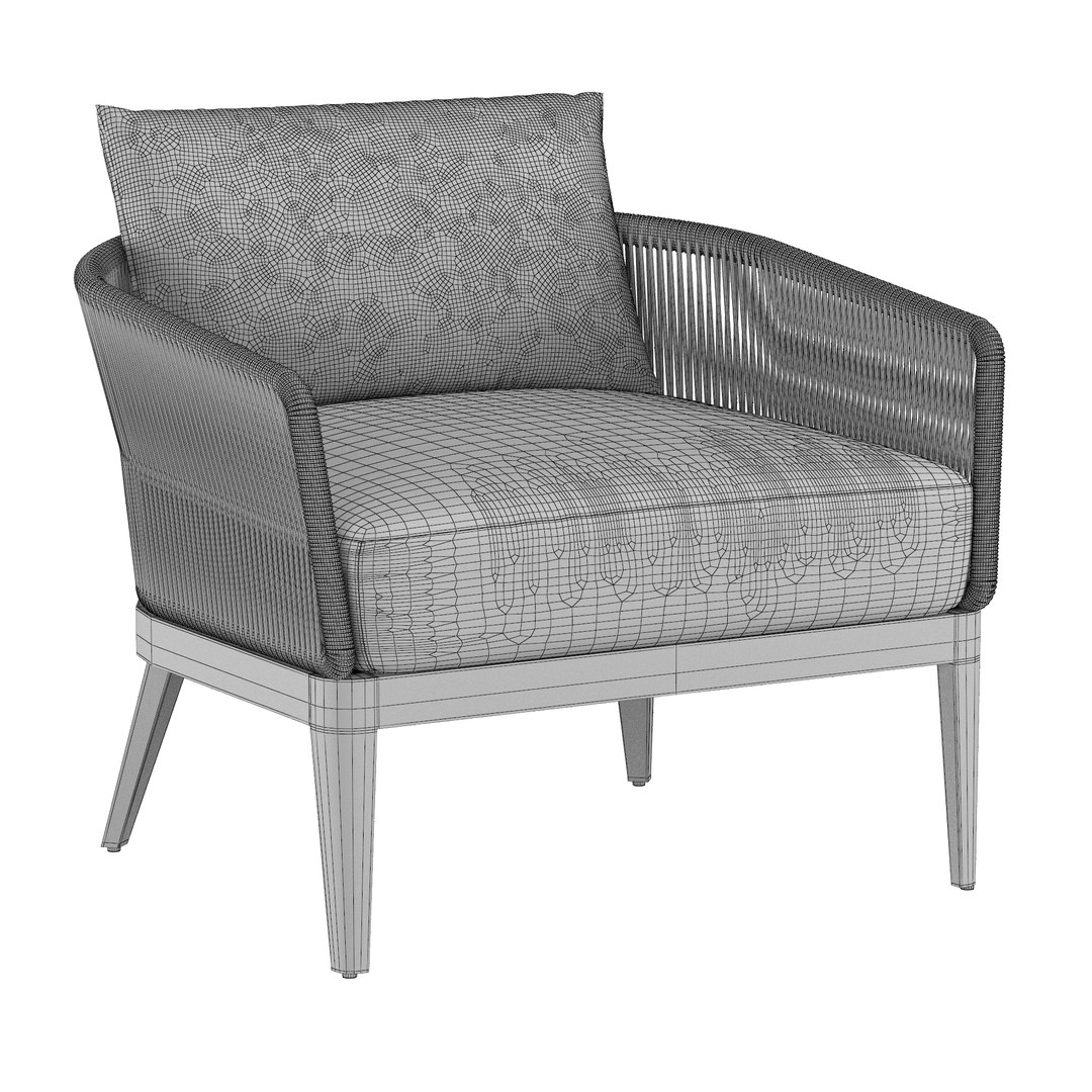 HAMILTON LOUNGE CHAIR Model - TurboSquid 1996440