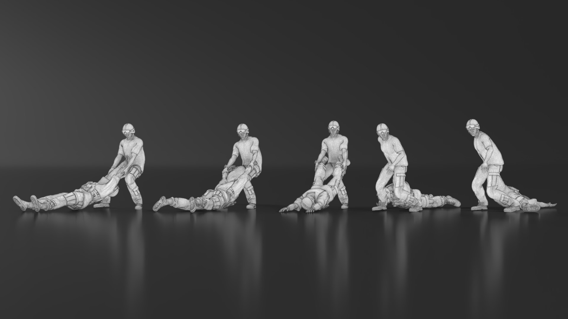 Wounded Soldier 3D Model - TurboSquid 2216027