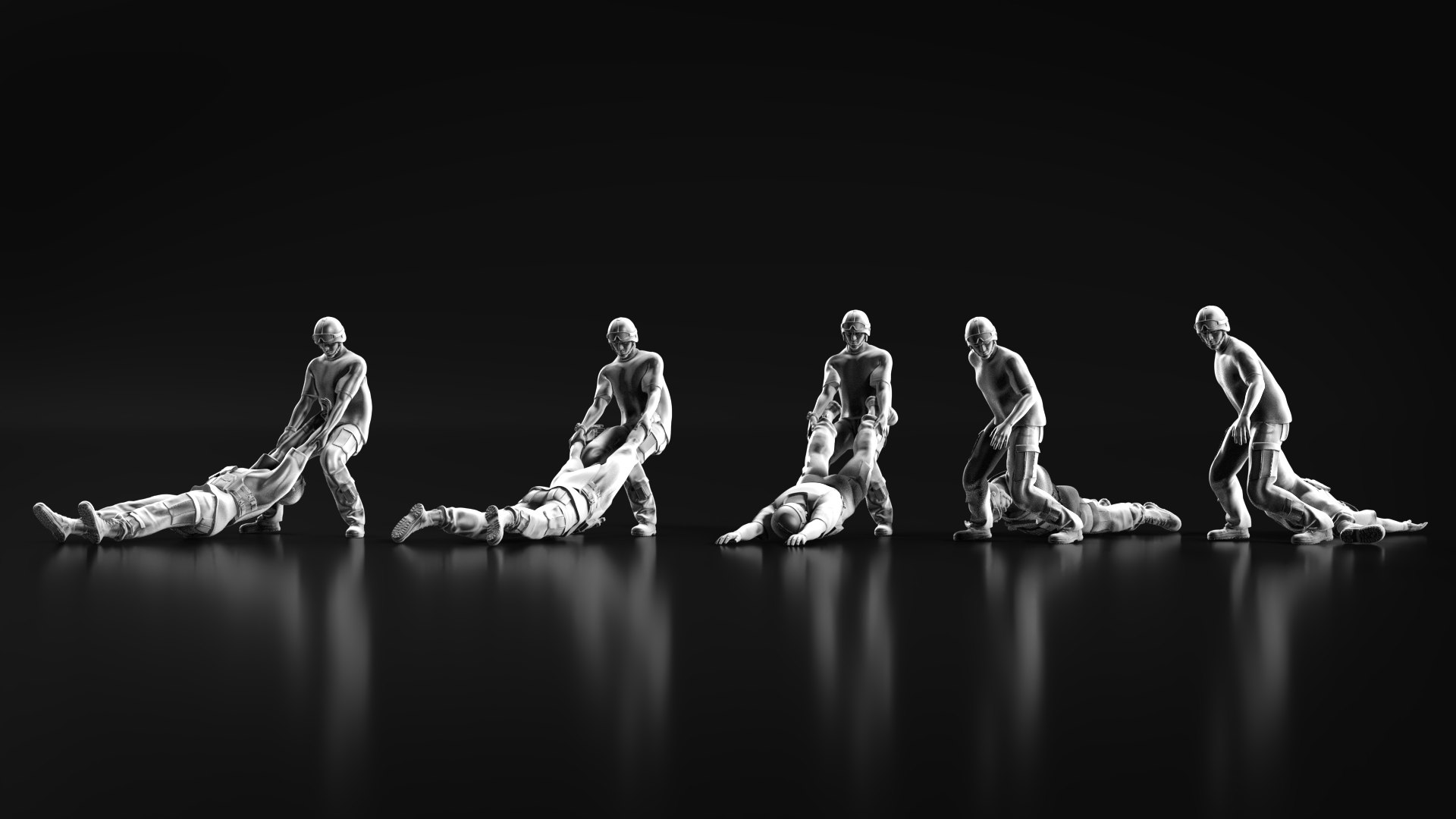 Wounded Soldier 3D Model - TurboSquid 2216027