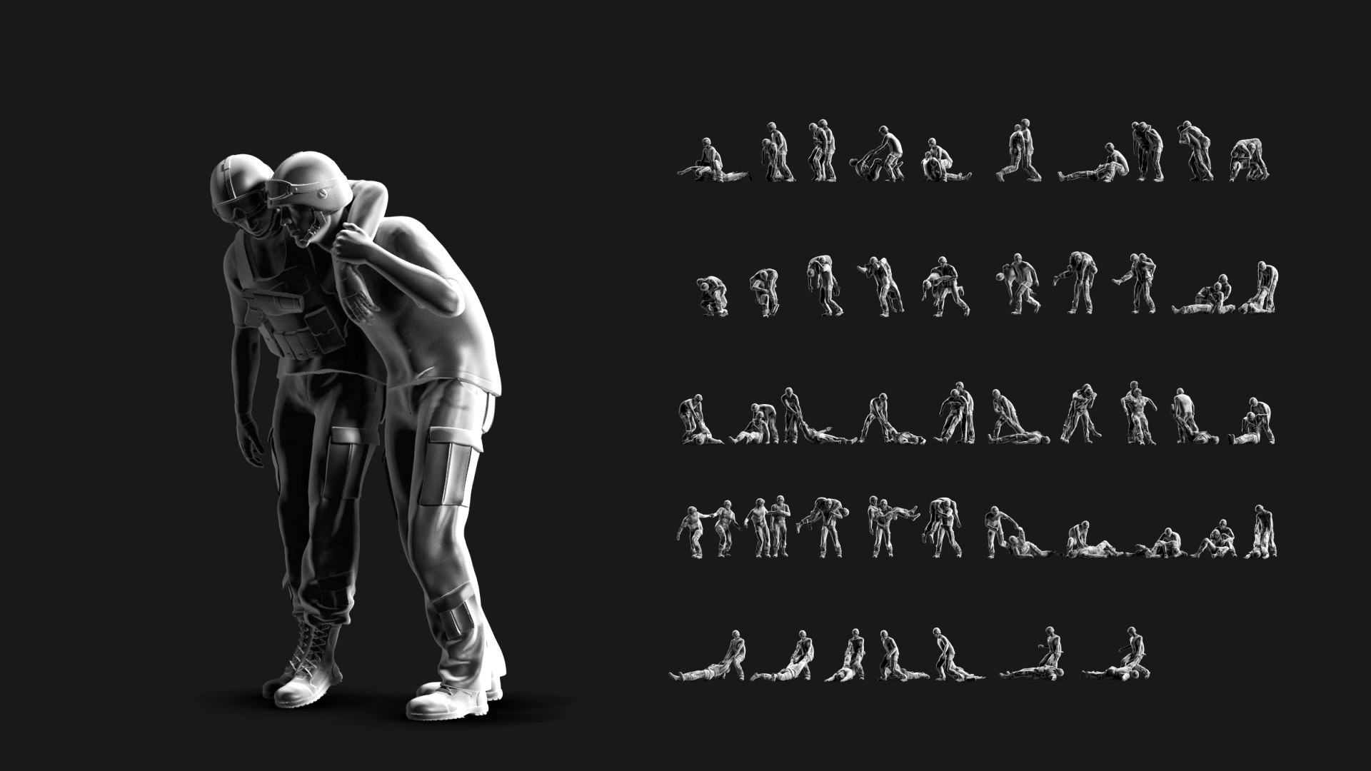 Wounded Soldier 3D Model - TurboSquid 2216027