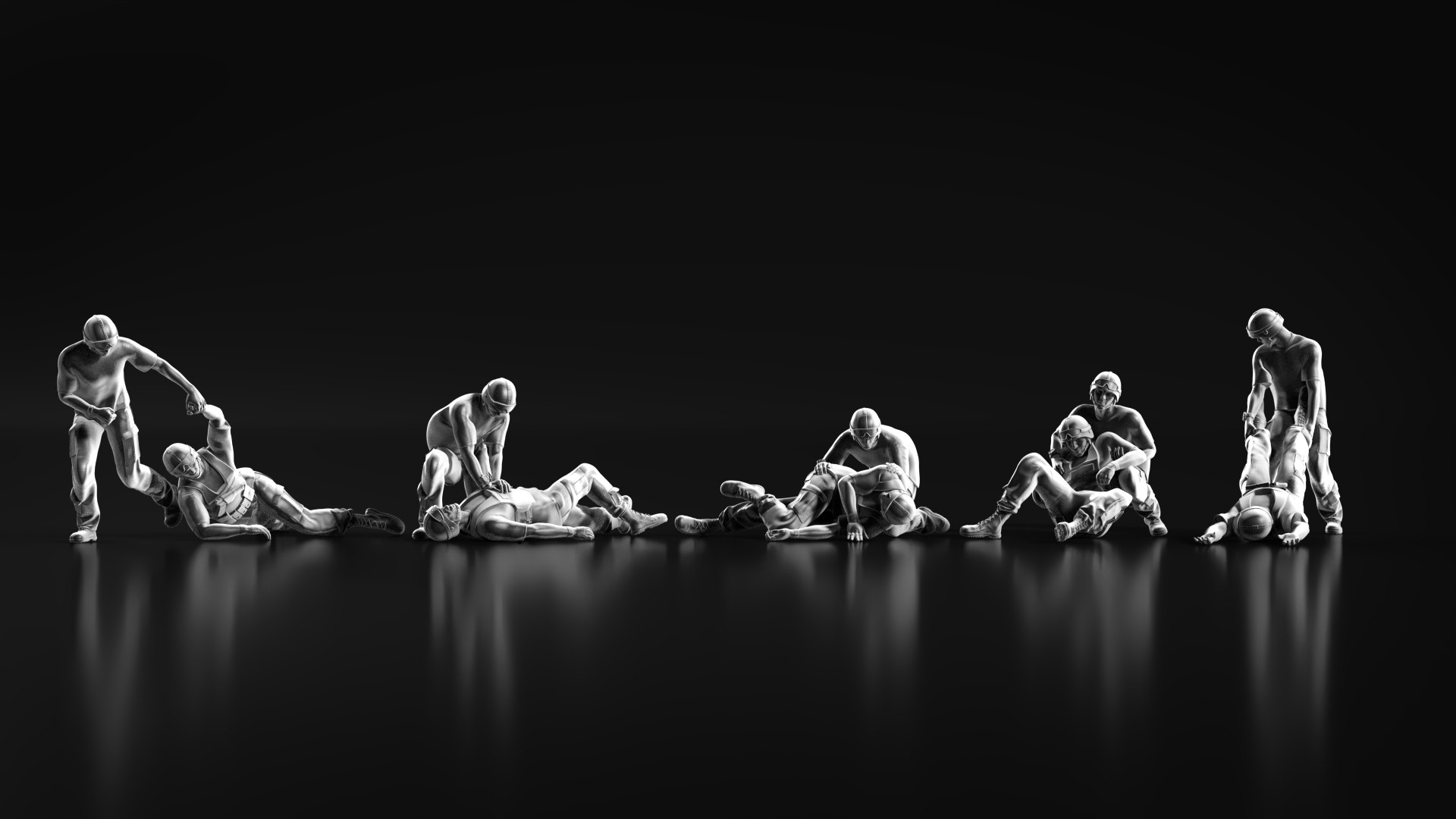 Wounded Soldier 3D Model - TurboSquid 2216027