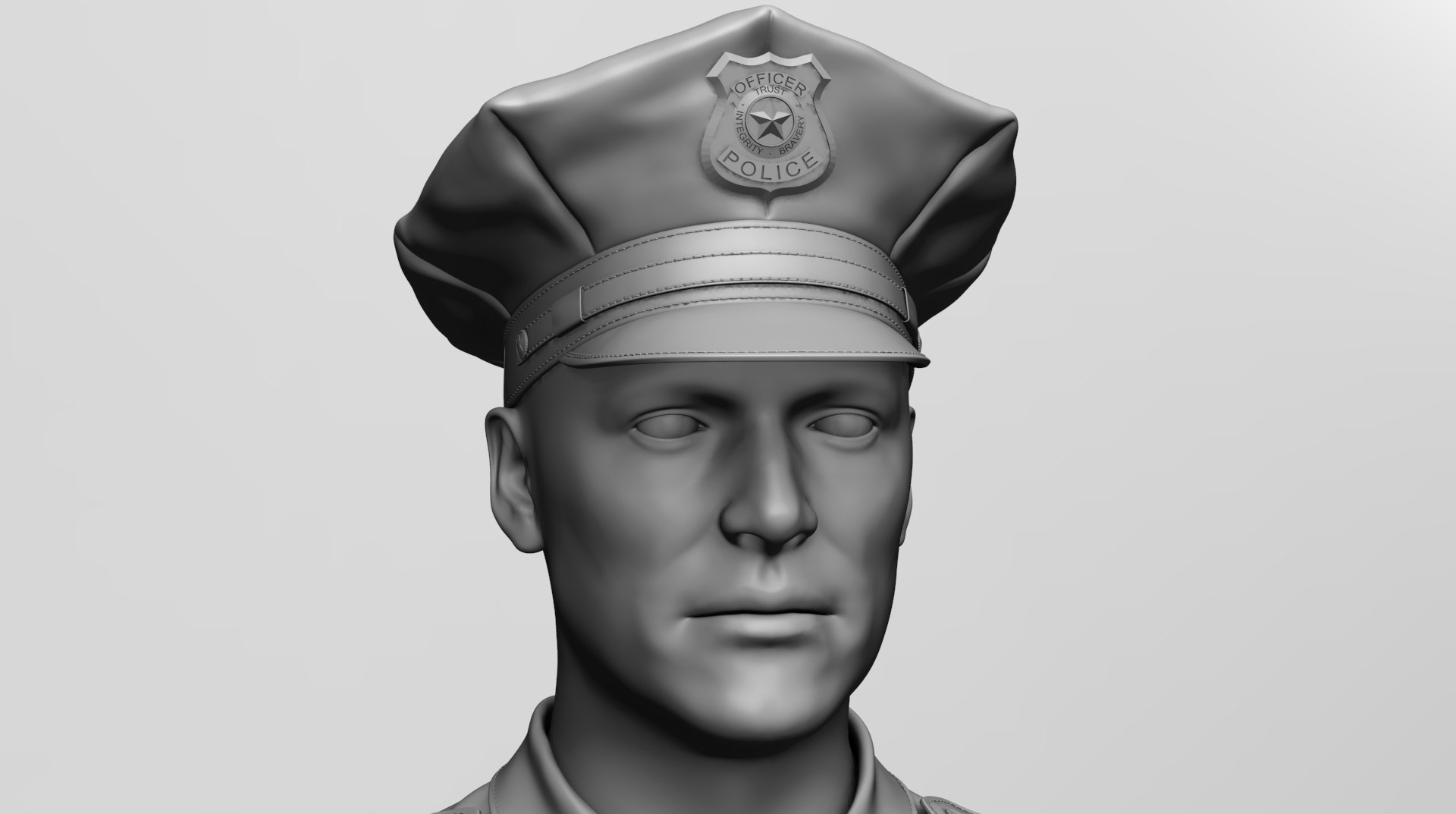 Police officer model - TurboSquid 1474105