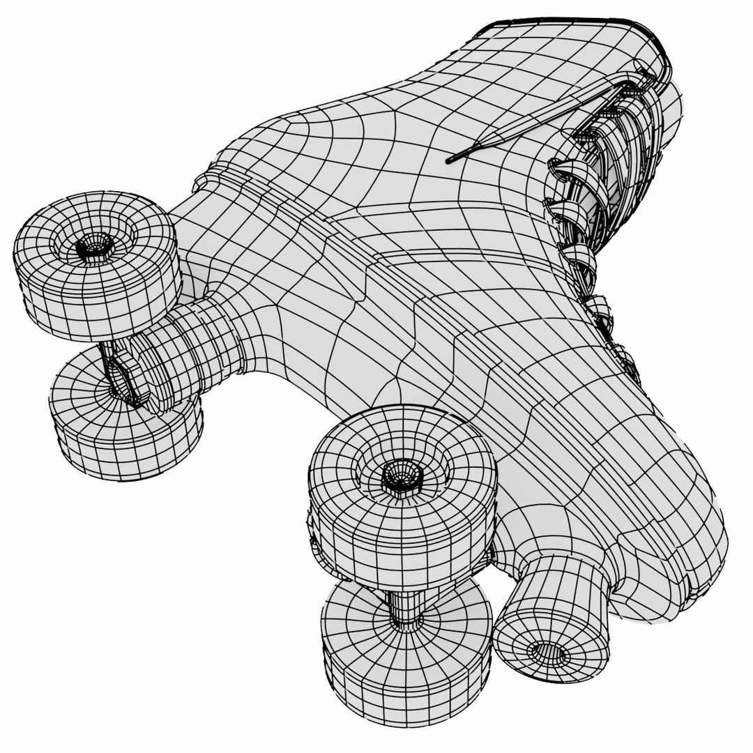 3D Vintage Roller Model - TurboSquid 1542430