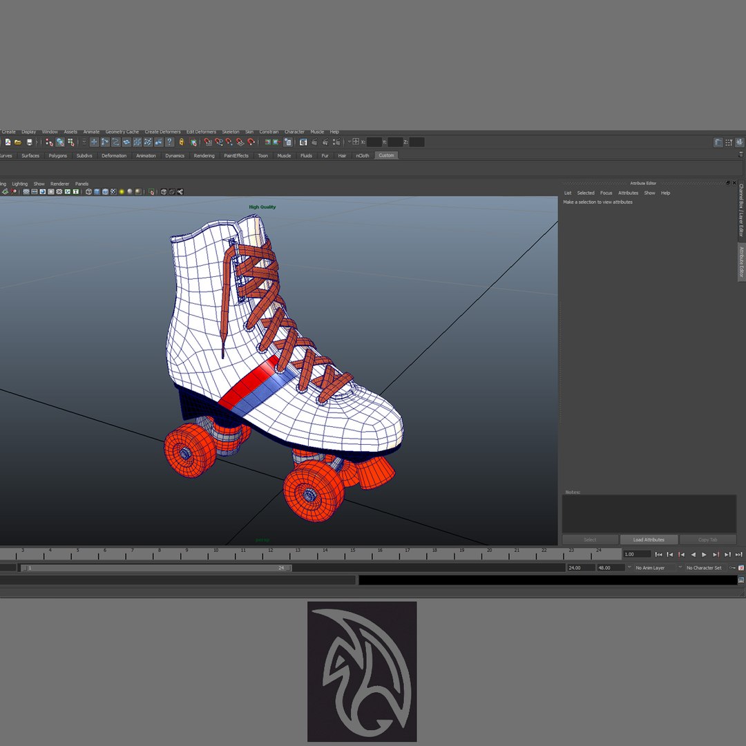 3D Vintage Roller Model - TurboSquid 1542430