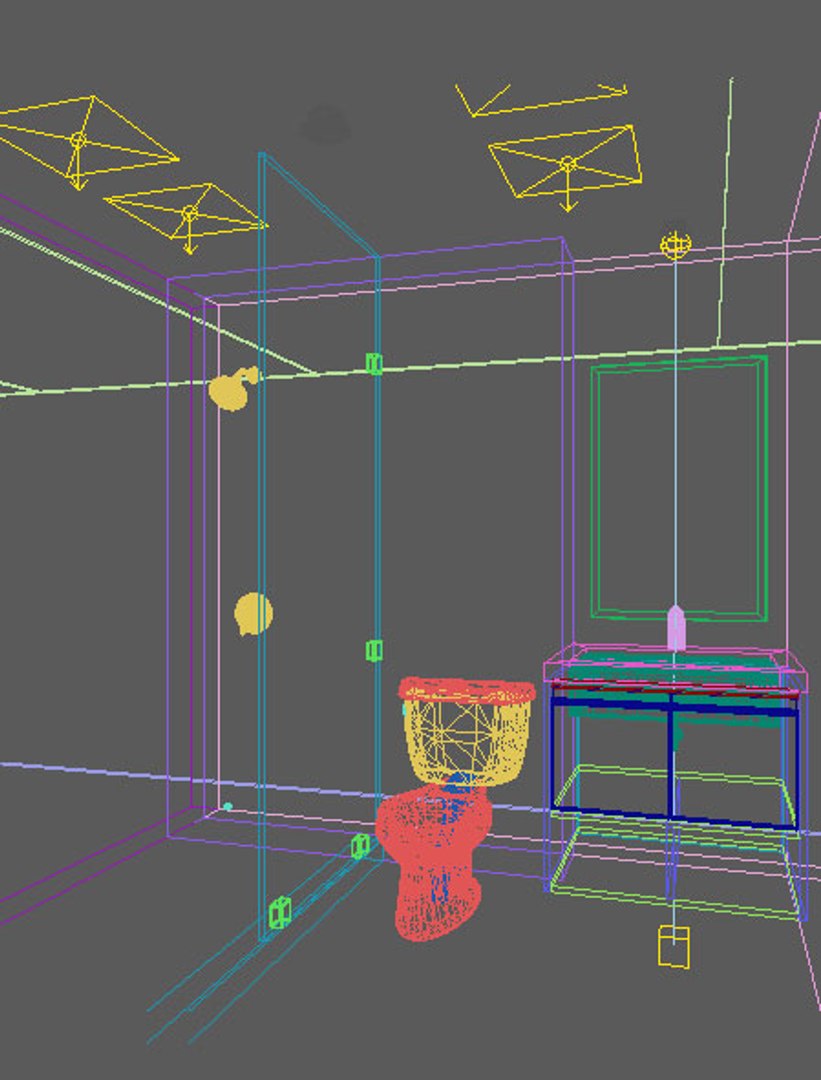 Bathroom Underlavatory 3d Model