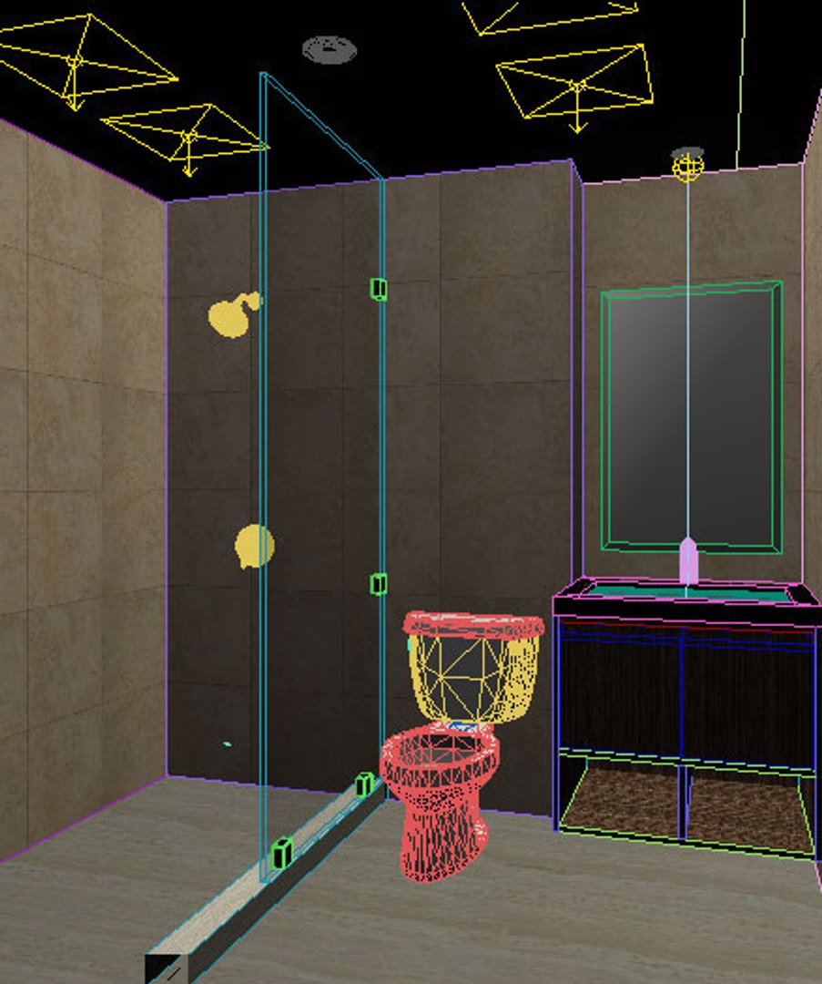 Bathroom Underlavatory 3d Model