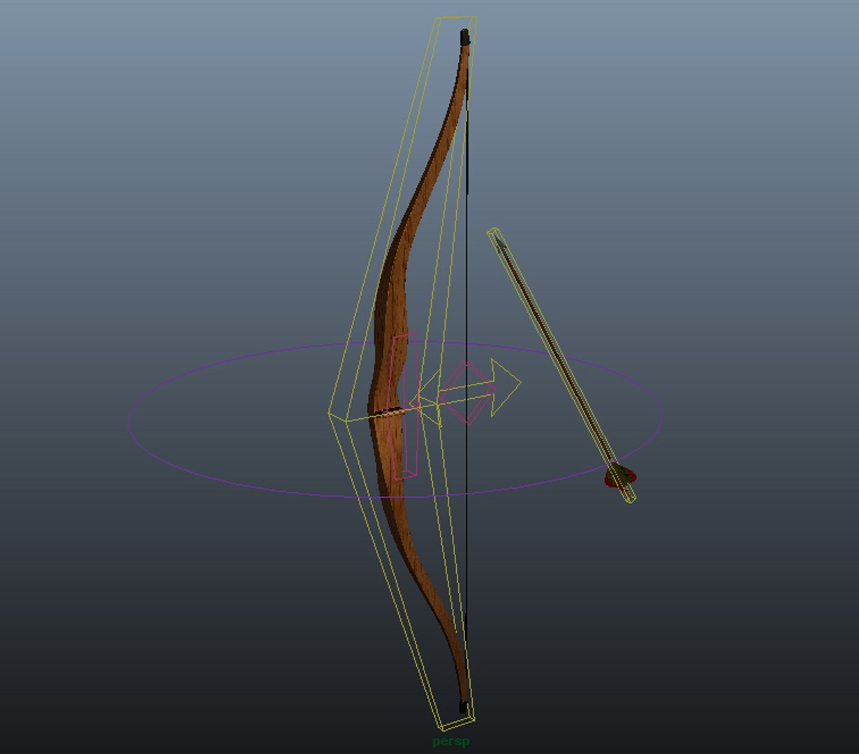 3d Bow Arrow Rig