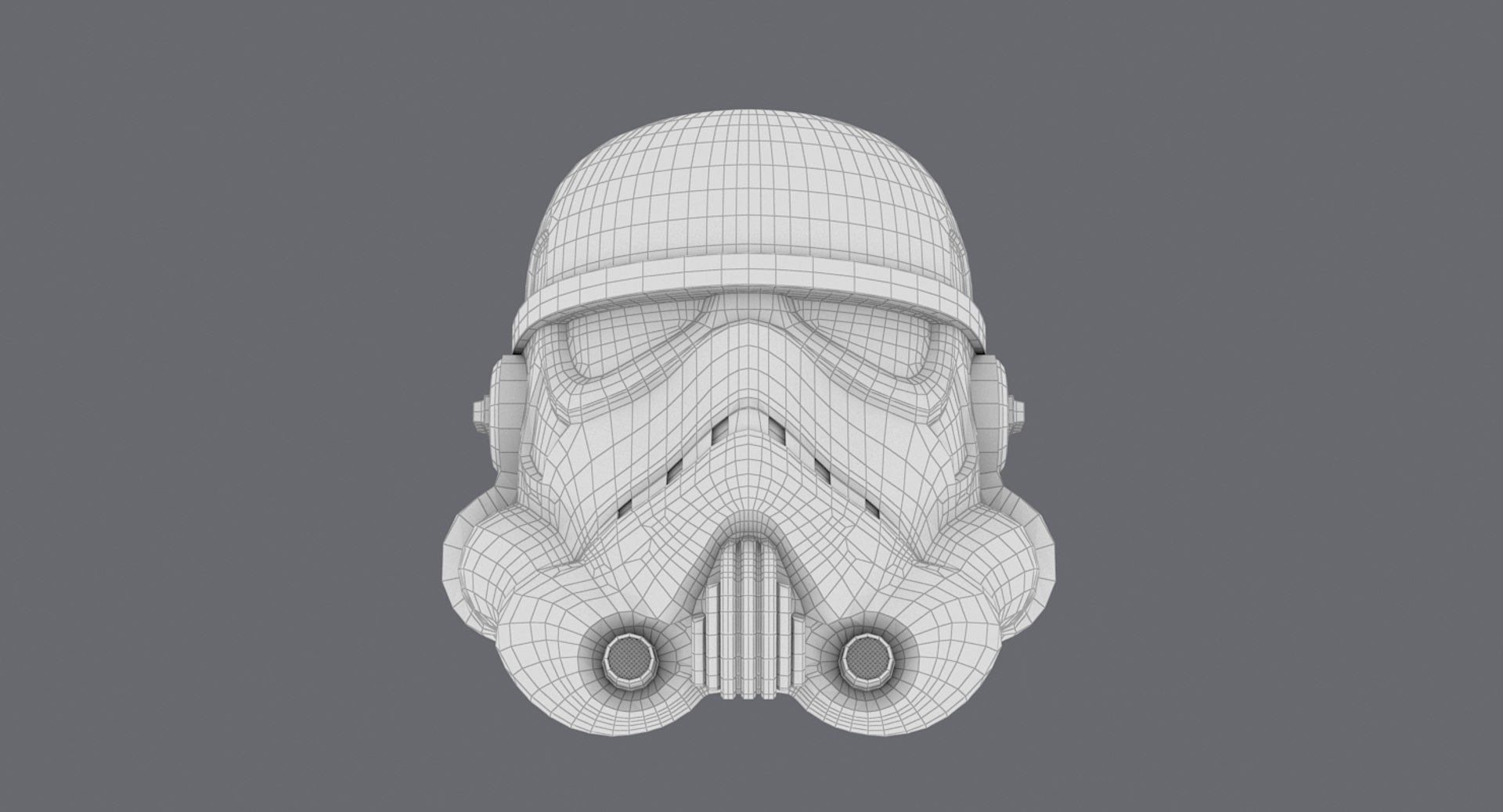 Classic Stormtrooper Helmet 3d Model